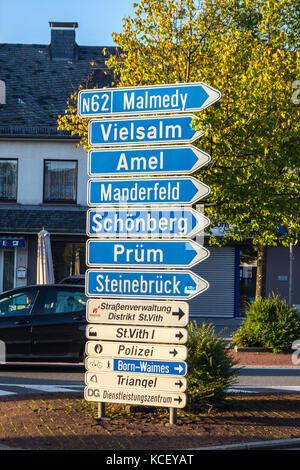 A road sign in Belgium indicating the benefits of cyclists on this ...