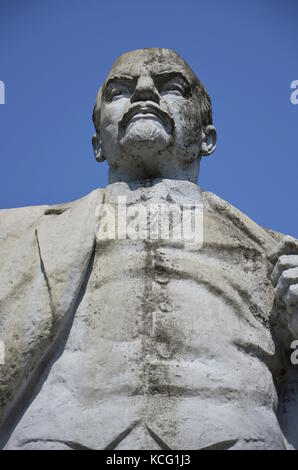 Ukraine, Pripyat, Chernobyl. Statue of Lenin, artist unknown ...