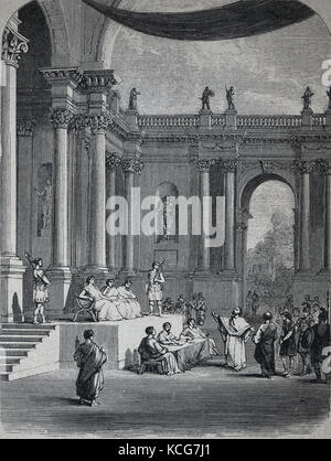 Roman Praetorium or Palace of Pontius Pilates, Roman prefect of Judea ...