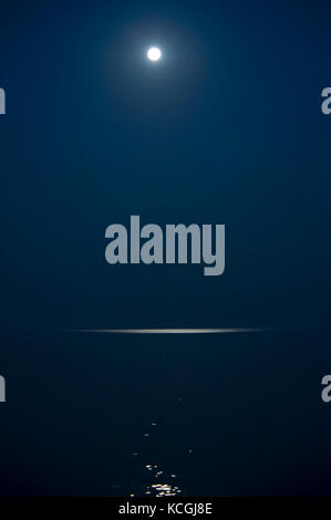 Moonbeam on lake Ontario Stock Photo - Alamy