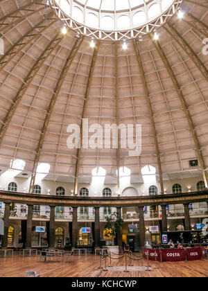 Interior of the Devonshire Dome in Buxton, Derbyshire; the largest ...