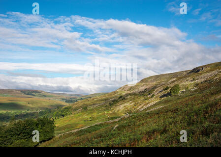 Fremington edge above Reeth in the Yorkshire Dales, England Stock Photo ...