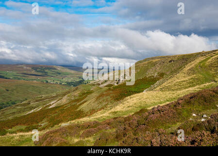 Fremington edge above Reeth in the Yorkshire Dales, England Stock Photo ...