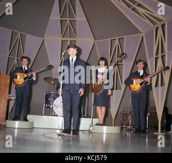 APPLEJACKS English pop group with Megan Davies in 1964. Photo: Tony ...
