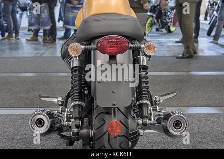 Rear view of motorcycle, indoor photo Stock Photo - Alamy