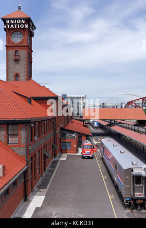 Portland's Union Station, Portland, Oregon, USA Stock Photo - Alamy