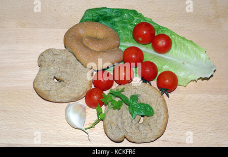 Friselle, traditional bread of Puglia (Italy Stock Photo - Alamy