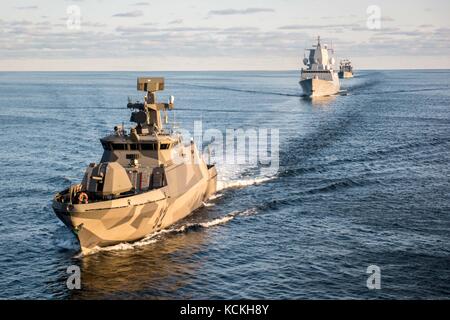 The Finnish Navy Hamina-class fast-attack missile craft boat FNS Hanko ...