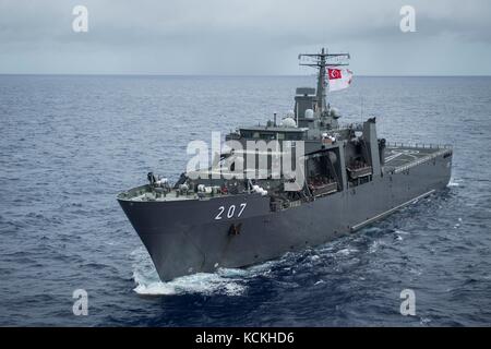 The Singaporean Navy Endurance-class landing platform dock ship RSS ...