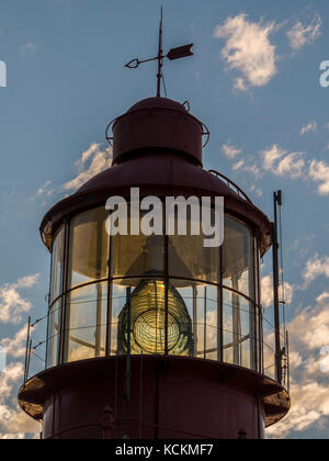 Cap Chat Lighthouse, Cap Chat, Gaspe Peninsula, Quebec, Canada Stock ...