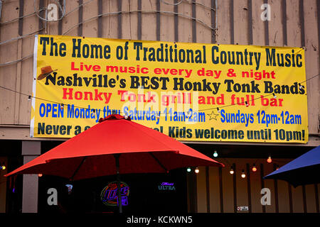 The Nashville Palace honky tonk bar and grill in East Nashville TN, USA ...