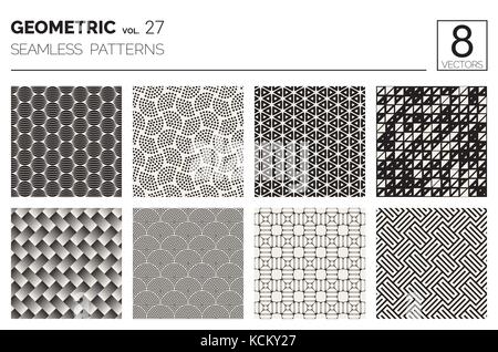 Minimal geometric seamless patterns set Stock Vector Image & Art - Alamy