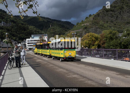 Tourist train Cochem Mosel Germany Stock Photo - Alamy