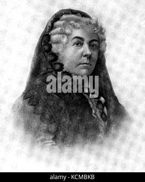 Drawing of Elizabeth Cady Stanton art located at the Frederick Douglass ...
