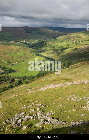 Arkengarthdale from Fremington Edge Stock Photo - Alamy