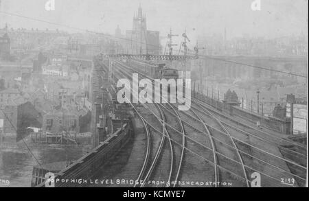 The High Level Bridge in Gateshead, England, is an iconic structure ...