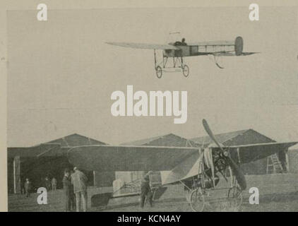Louis Bleriot - First English Channel Crossing Flight 1909 Stock Photo ...