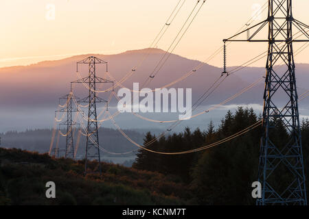 Power Lines, British Columbia, Canada Stock Photo - Alamy