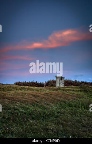 Sunset, Historic Fishing Site, Broom Point, Gros Morne National Park ...