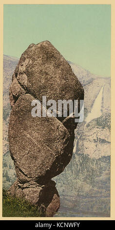 Agassiz Rock, Union Point and Yosemite Falls Stock Photo - Alamy