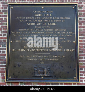 Gore Hall, Harvard College, Cambridge, Mass, by Soule, John P, 1827 ...
