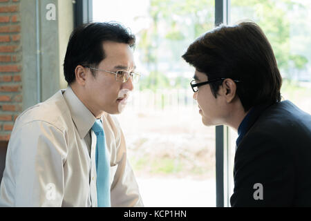 Rivalry between colleagues Stock Photo - Alamy