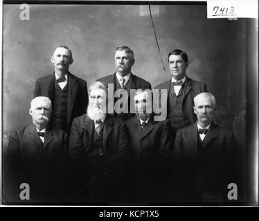 A 1906 group portrait of the Beckett brothers, documenting a historical ...