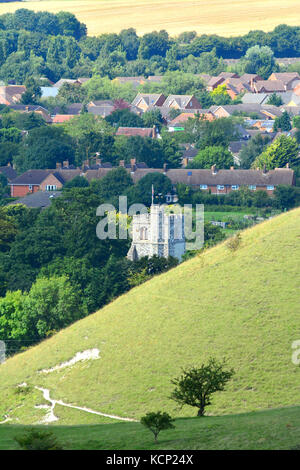 Barton-le-Clay, Bedfordshire, UK. 23 June 2026. Football supporters ...