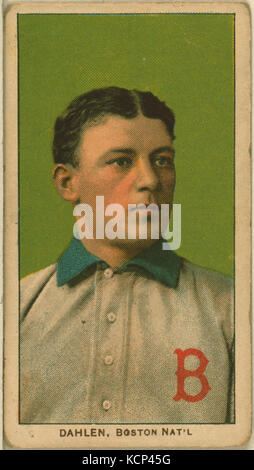 . Baseball card of Bill Dahlen, an early 20th century American baseball ...