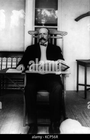 A portrait of Alton B. Parker, an American lawyer and politician ...