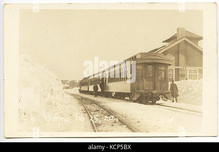 Battery station 1920 postcard Stock Photo - Alamy