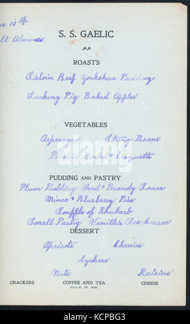 A dinner event hosted by the Occidental & Oriental Steamship Co. aboard ...