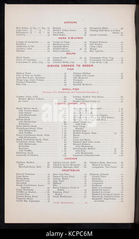 DAILY MENU (held by) CENTURY CLUB (at) CLEVELAND. OHIO (CLUB) (NYPL ...