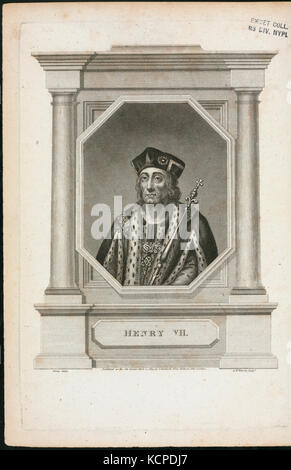 A 16th-century portrait of Henry VII of England, painted by an unknown ...