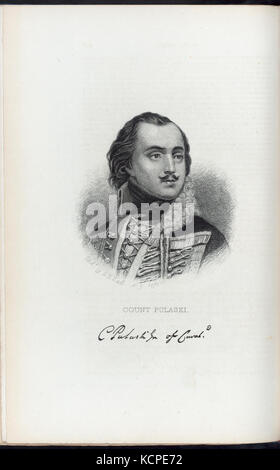 Count Pulaski, a Polish nobleman and military hero, is depicted in a ...