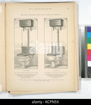 Early 20th Century Flush Toilet. A curvaceous flush toilet from 1901 as ...