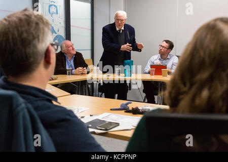 Lord Elystan Morgan speaks at the first event of Labour Party group ...