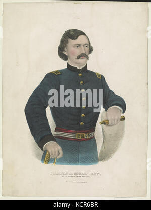 Col. James A. Mulligan 19th Century Mathew Brady, Quartermaster, and ...