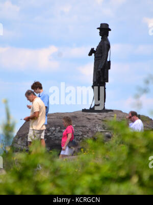 Map of Gettysburg battlefield Stock Photo - Alamy