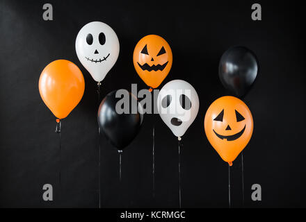 scary air balloons decoration for halloween party Stock Photo - Alamy