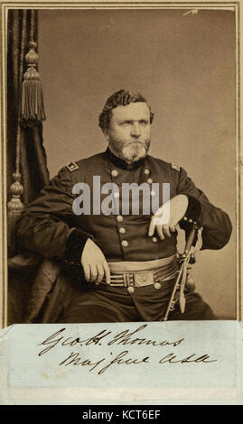 A portrait of General George H. Thomas, a key Union commander during ...