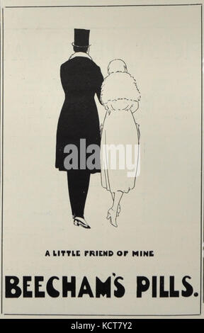 The 1921 Beechams Pills advertisement is a vintage print ad from the ...