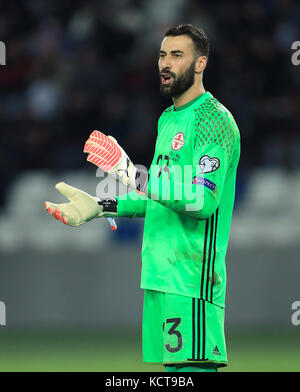 Georgia goalkeeper Giorgi Loria Stock Photo - Alamy