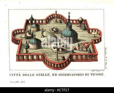 Uraniborg, Tycho's observatory on the island of Hven, Denmark. Tycho Stock Photo - Alamy