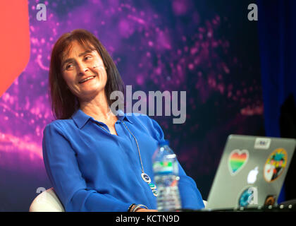 Mission scientist Michele Dougherty, discussing the latest findings ...