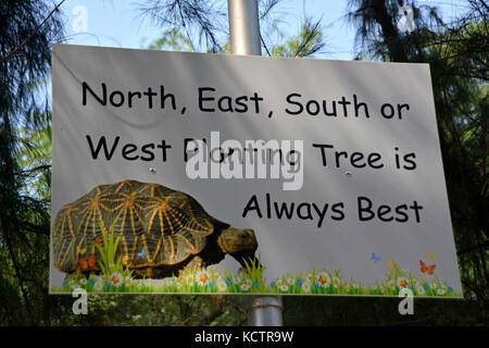 Environment sign board at Delhi Zoo Stock Photo - Alamy