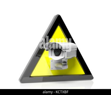 Video camera icon isolated on glossy orange round button abstract ...