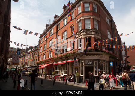 KU Bar, Gay Bar, Chinatown, Soho, West End, London, England, UK Stock ...