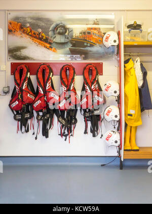 RNLI Crew Helmet Stock Photo - Alamy