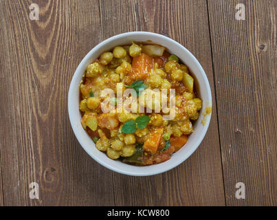 Vegetable tarkari - spicy vegetable curry, which is very popular in ...